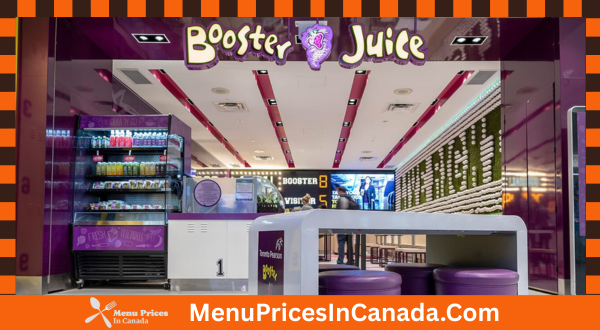 Booster Juice Menu Prices In Canada 2026 Update